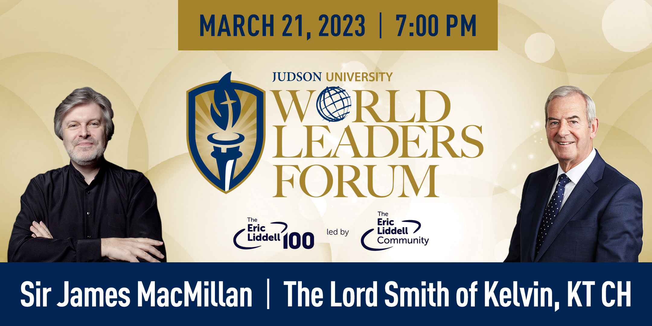 Join Us for the Next World Leaders Forum – Campus News | Judson University